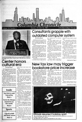 "Columbia Chronicle (10/26/1987)" by Columbia College Chicago